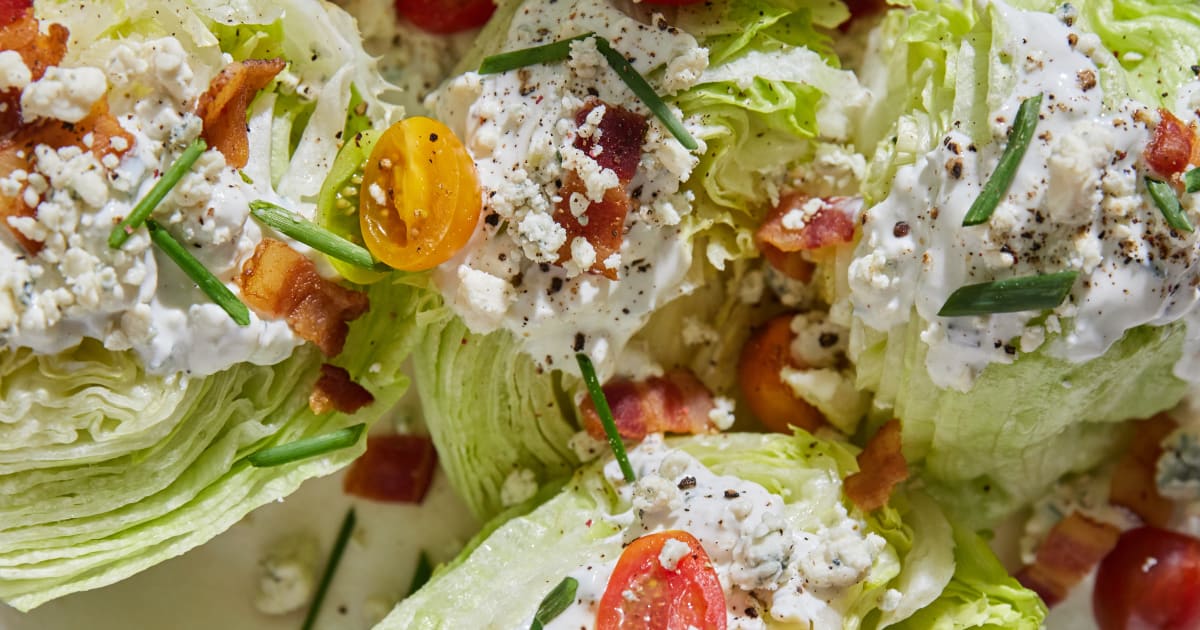 Wedge Salad with Blue Cheese Dressing Recipe - Magnolia